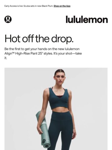 Email Inspiration from lululemon - Email Love