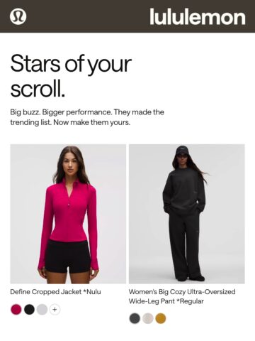 Email Inspiration from lululemon - Email Love