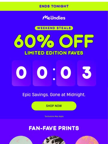 Email Inspiration from MeUndies - Email Love