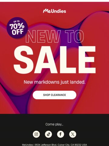 Email Inspiration from MeUndies - Email Love