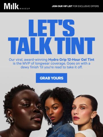 Email Inspiration from Milk Makeup - Email Love