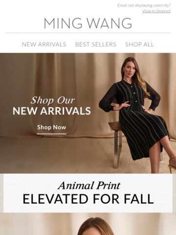 Email Inspiration from Ming Wang - Email Love
