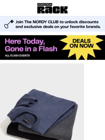 Email Inspiration from NORDSTROM RACK FLASH - Email Love