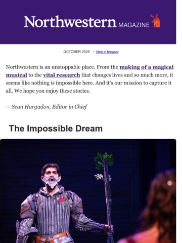 Email Inspiration from Northwestern Magazine - Email Love