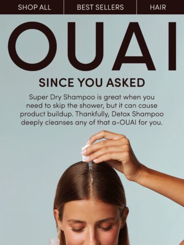Email Inspiration from OUAI - Email Love