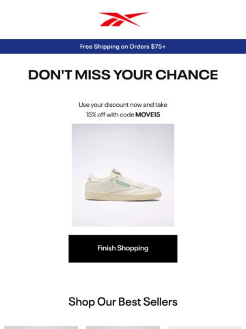 Email Inspiration from Reebok - Email Love
