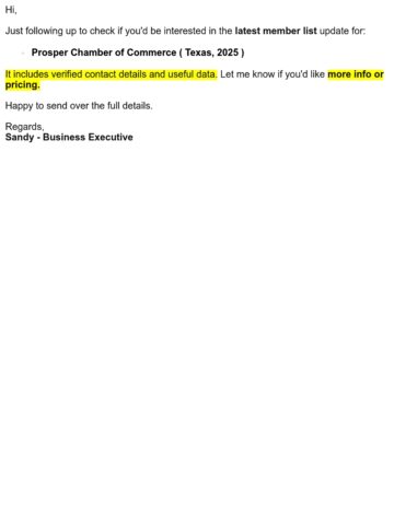 Sandy Grewal Emails and Newsletters