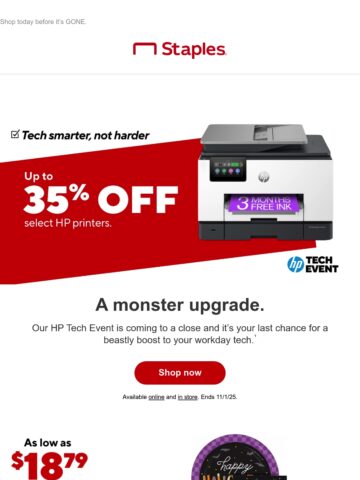 Email Inspiration from Staples - Email Love