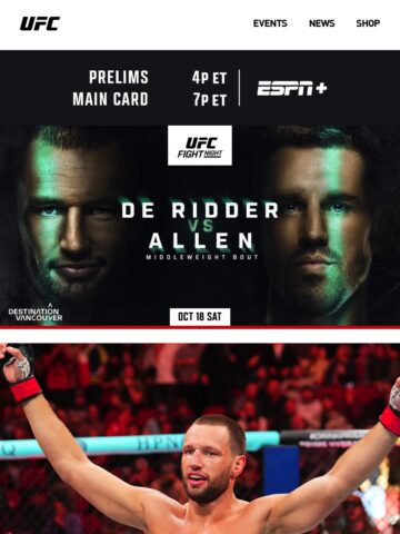 Email Inspiration from UFC - Email Love