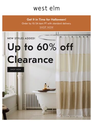 Email Inspiration from West Elm - Email Love