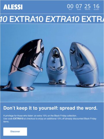 Email Inspiration from Alessi - Email Love