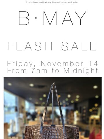 Email Inspiration from B.MAY Bags - Email Love