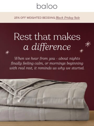 Email Inspiration from Baloo Living - Email Love