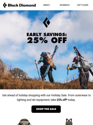 Email Inspiration from Black Diamond - Email Love