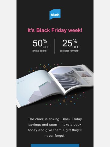 Email Inspiration from Blurb - Email Love