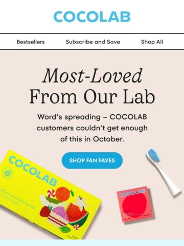 Email Inspiration from COCOLAB - Email Love