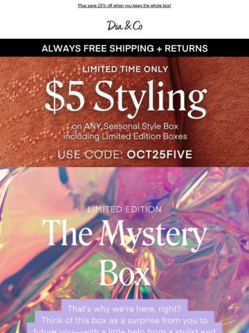 Email Inspiration from Dia & Co - Email Love
