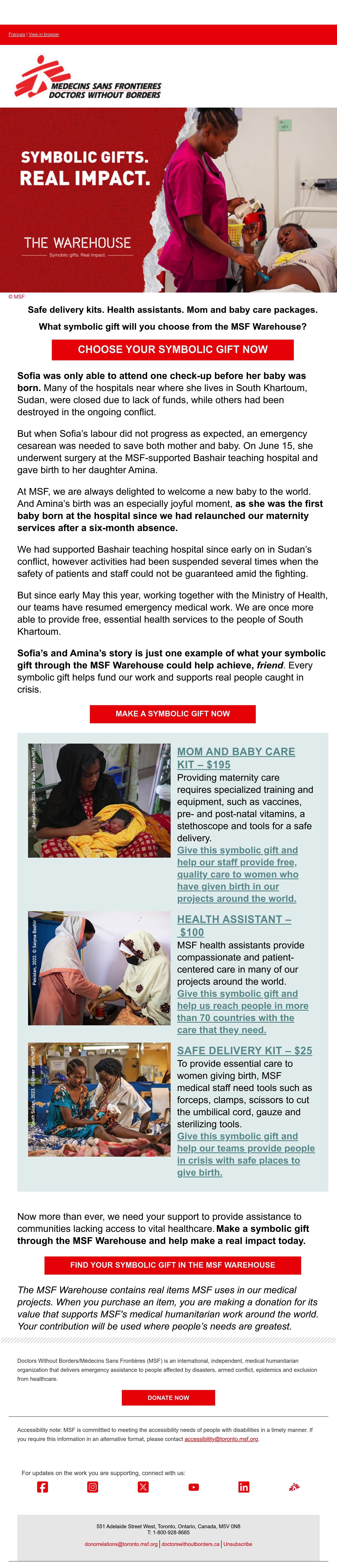 Email Inspiration from Doctors Without Borders / Médecins Sans ...