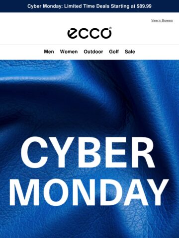Email Inspiration from ECCO - Email Love
