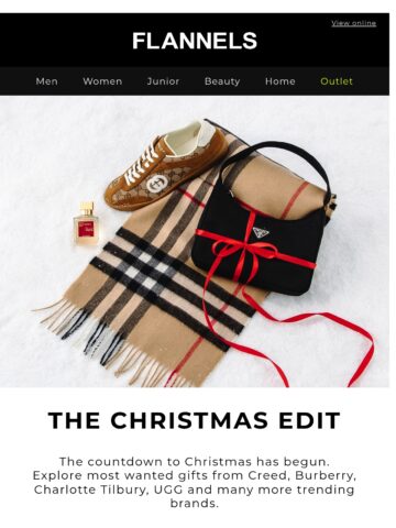 Email Inspiration from FLANNELS - Email Love
