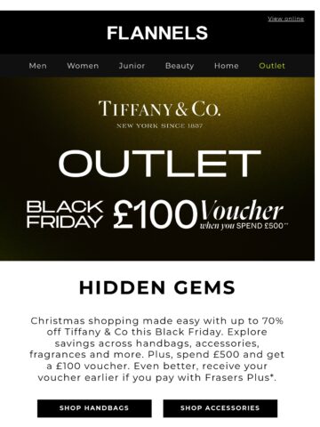 Email Inspiration from FLANNELS - Email Love