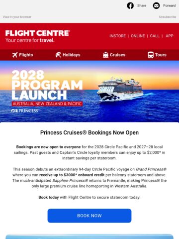 Email Inspiration from Flight Centre - Email Love