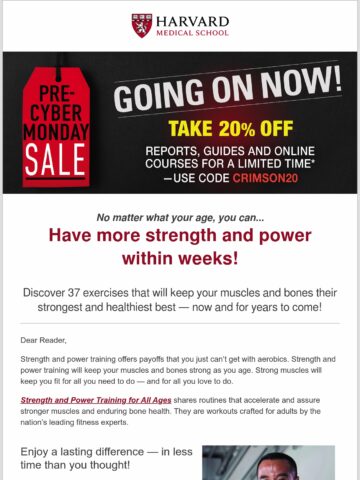 Email Inspiration from Harvard Medical School - Email Love