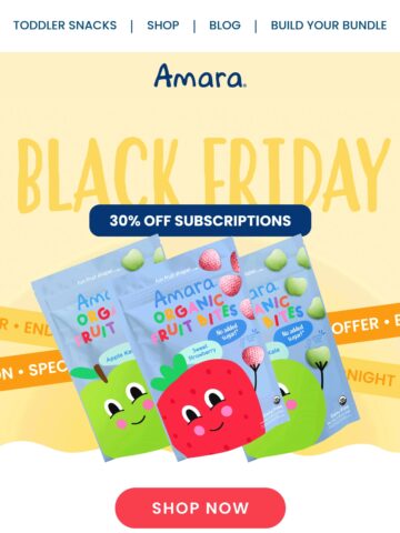 Email Inspiration from Kristy from Amara - Email Love