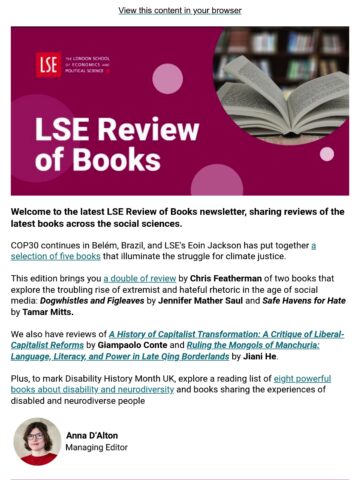 Email Inspiration from LSE Review of Books - Email Love