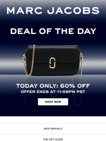 Email Inspiration from MARC JACOBS - Email Love