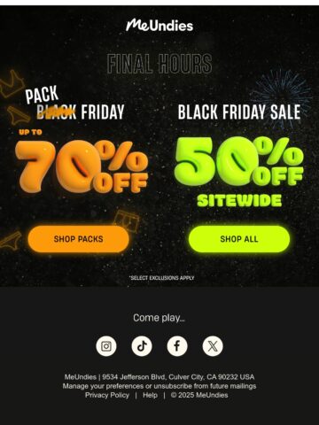 Email Inspiration from MeUndies - Email Love