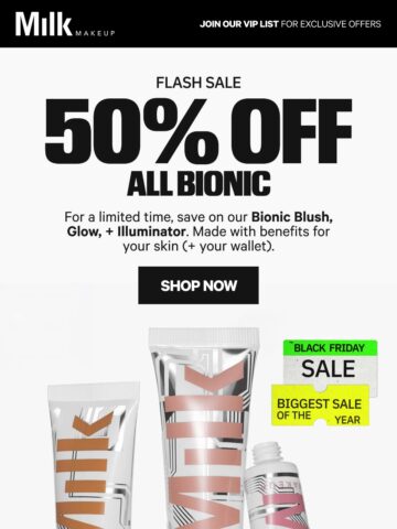 Email Inspiration from Milk Makeup - Email Love