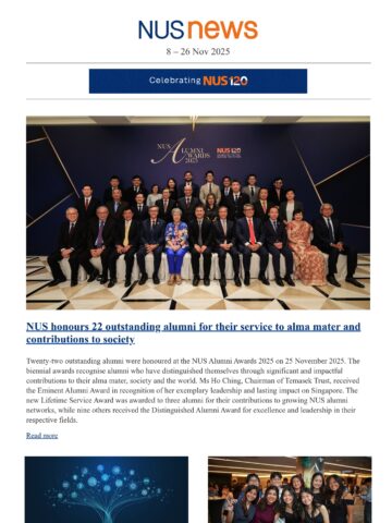 Email Inspiration from NUS News - Email Love