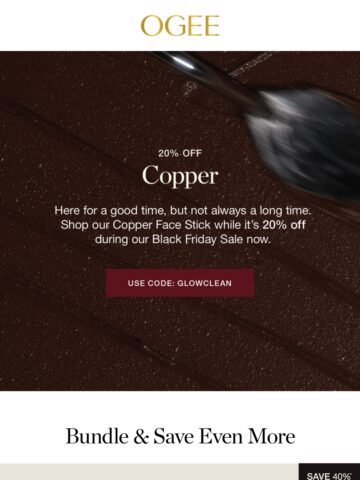 Email Inspiration from Ogee - Email Love