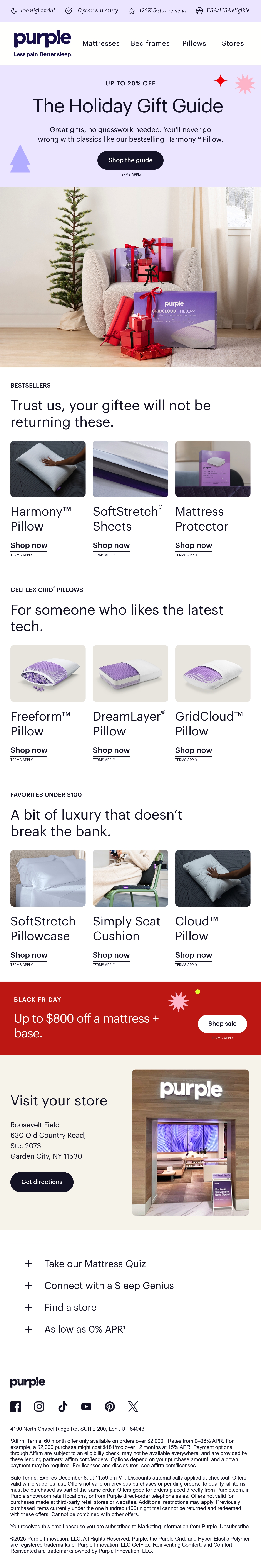 Email Inspiration from Purple - Email Love