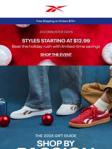 Email Inspiration from Reebok - Email Love