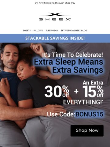 Email Inspiration from SHEEX - Email Love
