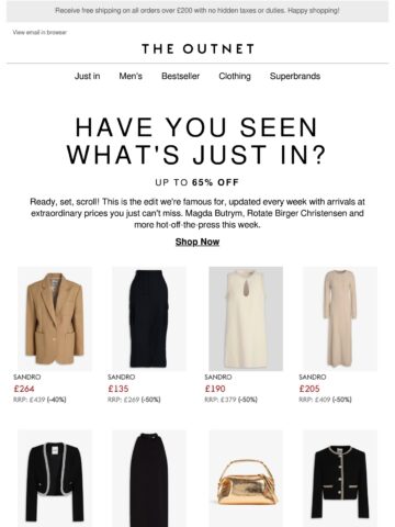 Email Inspiration from THE OUTNET - Email Love