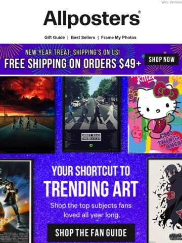 Email Inspiration from Allposters.com - Email Love