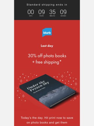 Email Inspiration from Blurb - Email Love