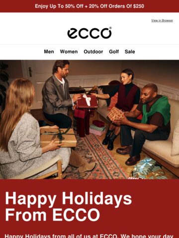 Email Inspiration from ECCO - Email Love
