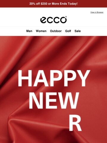 Email Inspiration from ECCO - Email Love