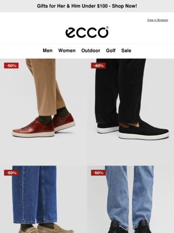 Email Inspiration from ECCO - Email Love