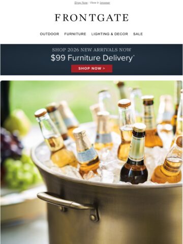 Email Inspiration from Frontgate - Email Love