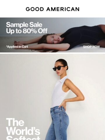 Email Inspiration from GOOD AMERICAN - Email Love