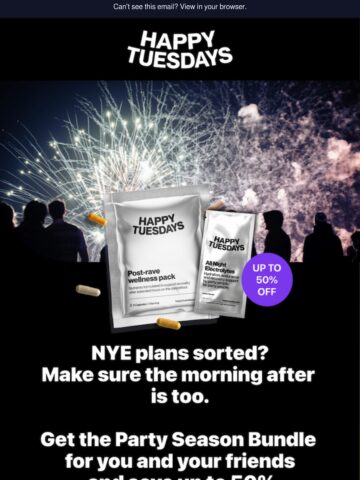 Happy Tuesdays Emails and Newsletters