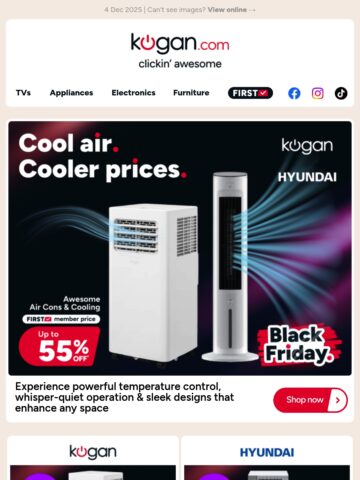 Email Inspiration from Kogan.com - Email Love