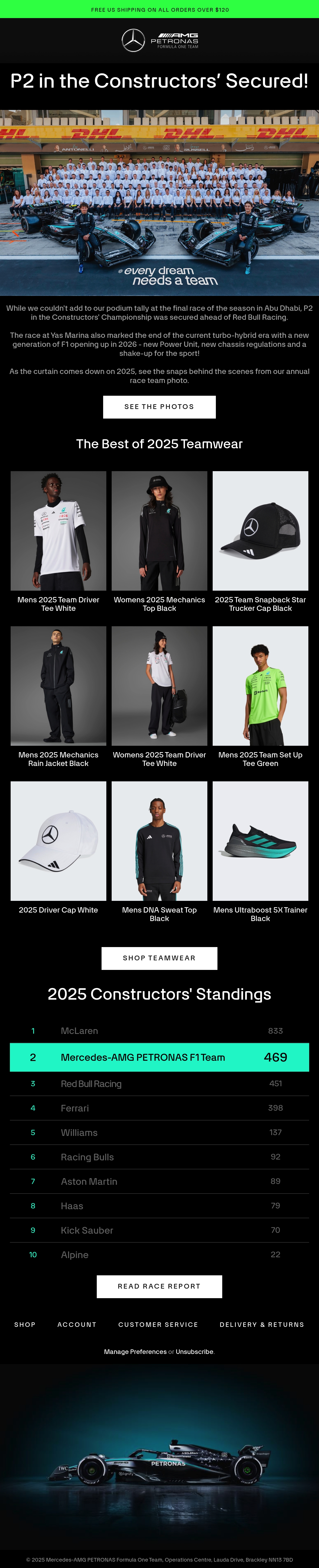 Email Inspiration from Mercedes-AMG PETRONAS F1 Team - Email Love