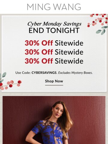 Email Inspiration from Ming Wang - Email Love