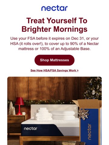 Email Inspiration from Nectar Sleep - Email Love